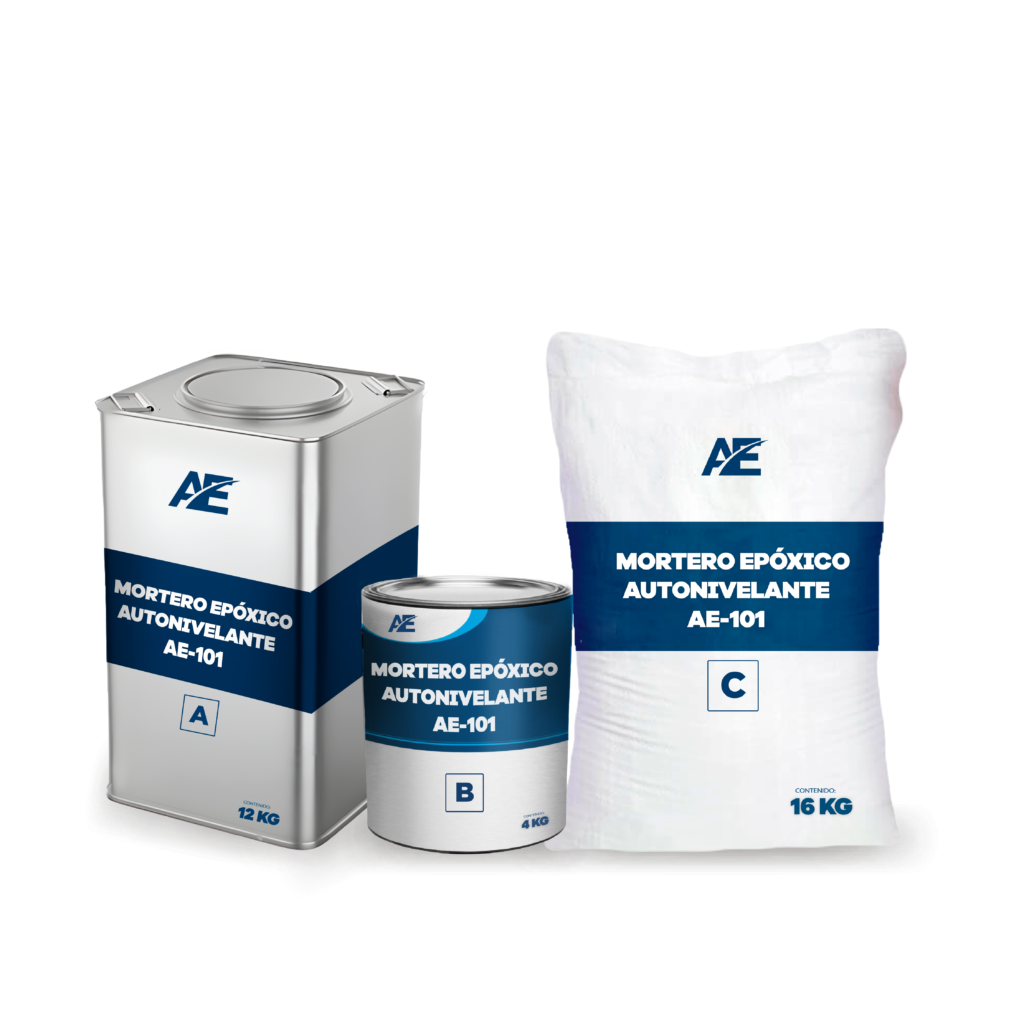 Mortero Epóxico Autonivelante AE-101 A+B+C - Artepoxy Peru